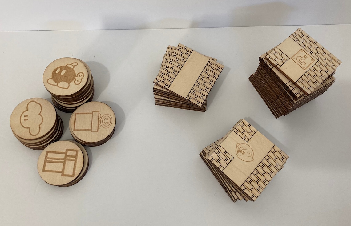 Laser Cut Wooden Game Board, Custom Maze Labyrinth-style Tile Game ...
