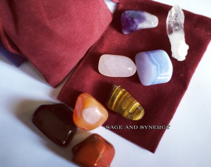 Deluxe Chakra Healing Kit Chakra Healing Crystal Healing Reiki Medium ...