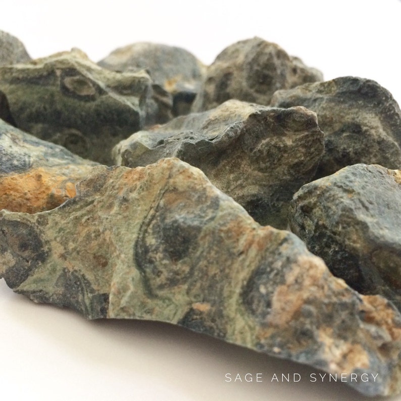 Raw Kambaba Jasper, Rough Crocodile Jasper, Loose Green Stones, Natural ...