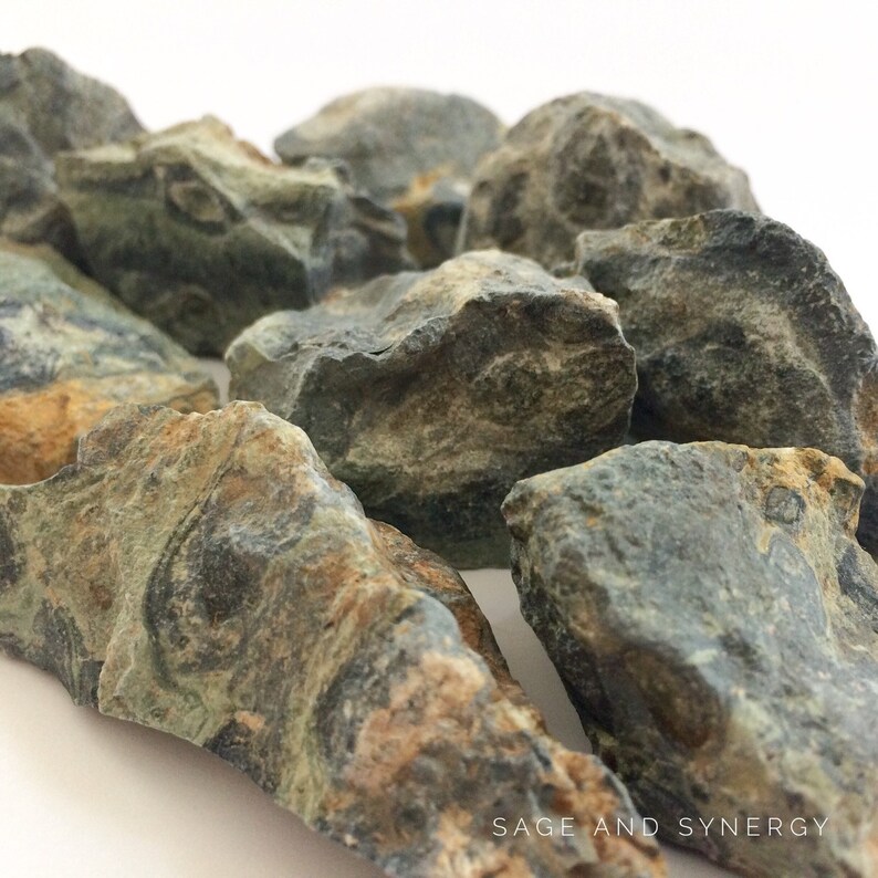 Raw Kambaba Jasper, Rough Crocodile Jasper, Loose Green Stones, Natural ...