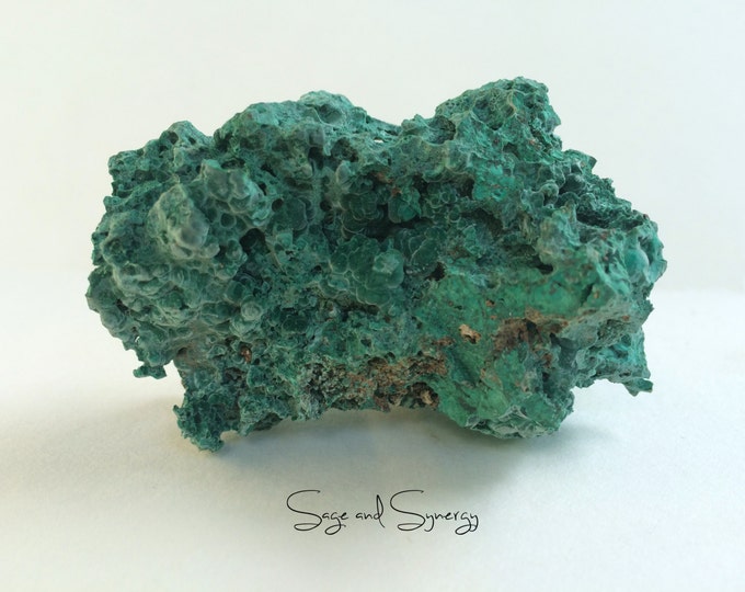 Raw Rough Malachite Specimen New Mexico Table Top Altar Decor Rough ...