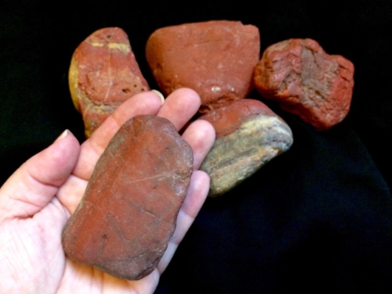 Raw Red Jasper Rough Jasper Palm Stone Natural Healing - Etsy Raw Red Jasper Rough Jasper Palm Stone Natural Healing - Etsy