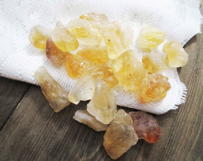 Raw Citrine Crystals, Crystal Healing Stones, Solar Plexus Chakra ...