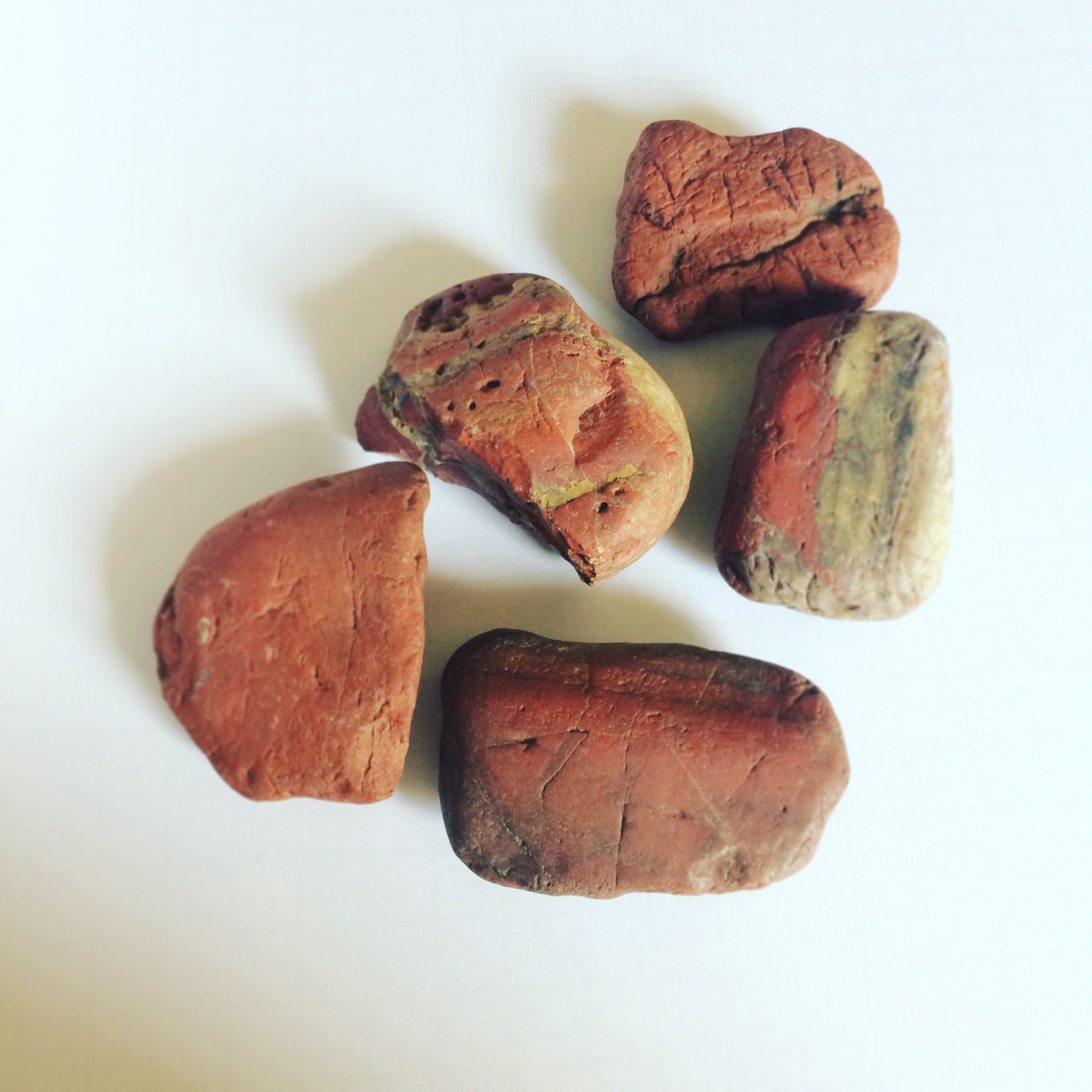 Raw Red Jasper Rough Jasper Palm Stone Natural Healing - Etsy