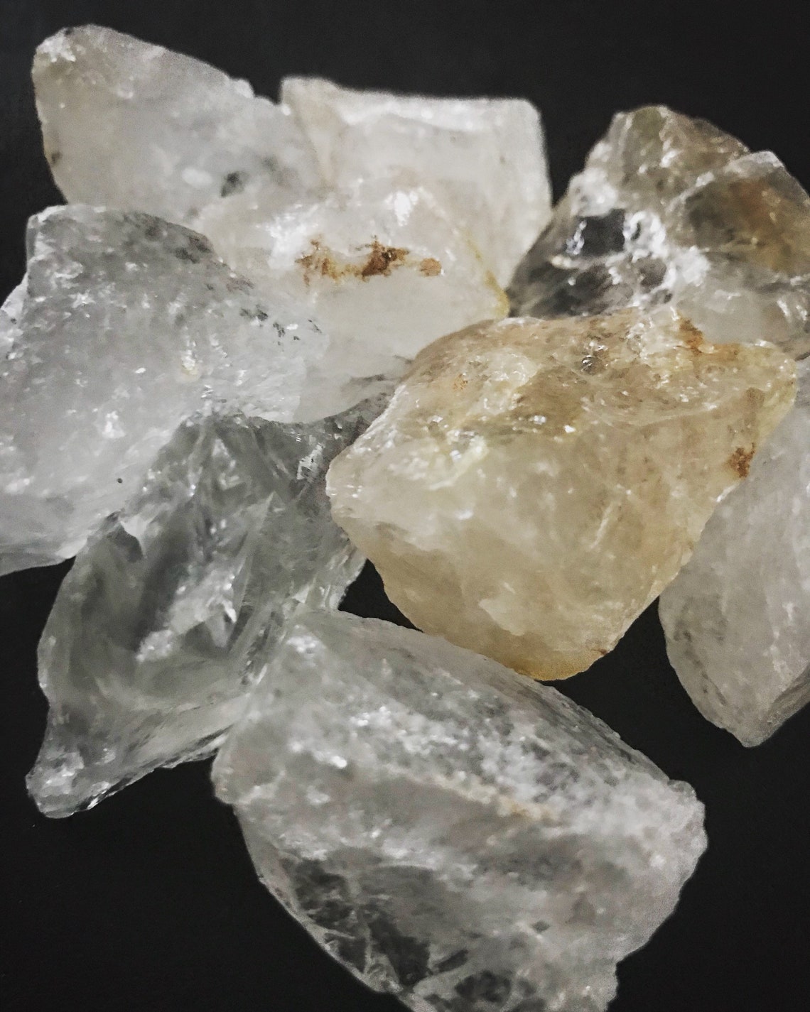 Raw Clear Quartz Crystals Rough Gemstone Chunks Natural - Etsy