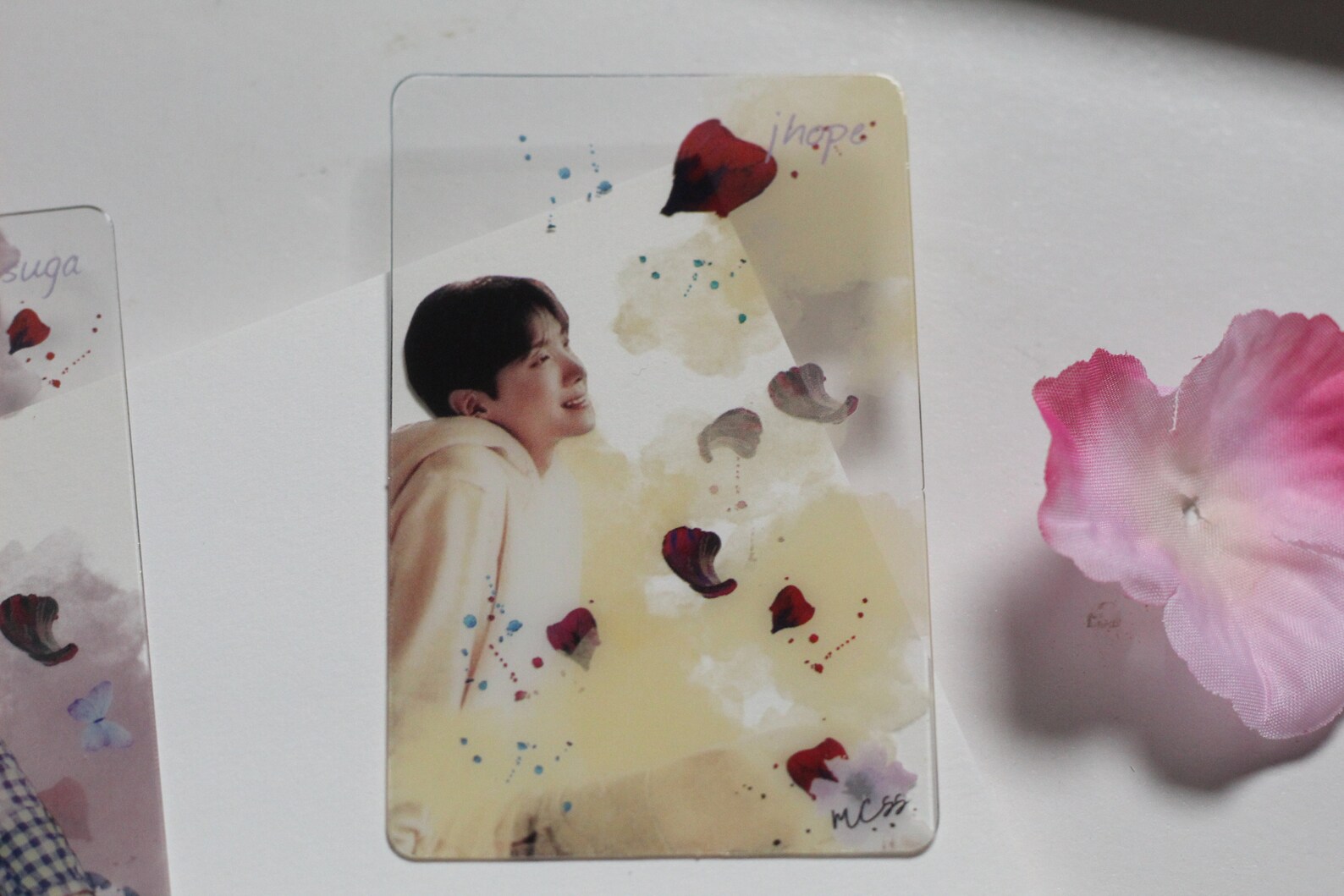 BTS Photocards Pastel Watercolor Clear Cards | Etsy