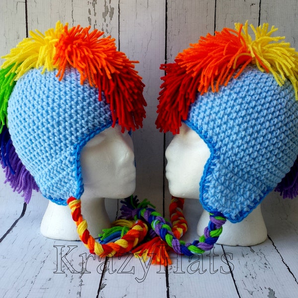 Crochet Mohawk Hat - Etsy