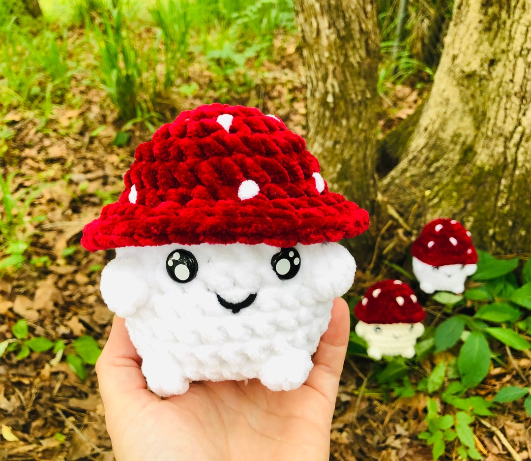 Crochet Mushroom Toys, Stuffed Mushroom - Etsy