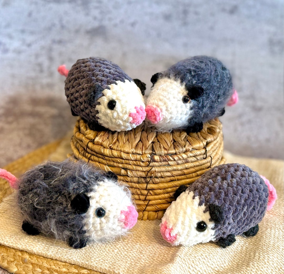 Crochet Possum, Crocheted Possum , Birthday Gift, Handmade Gift - Etsy