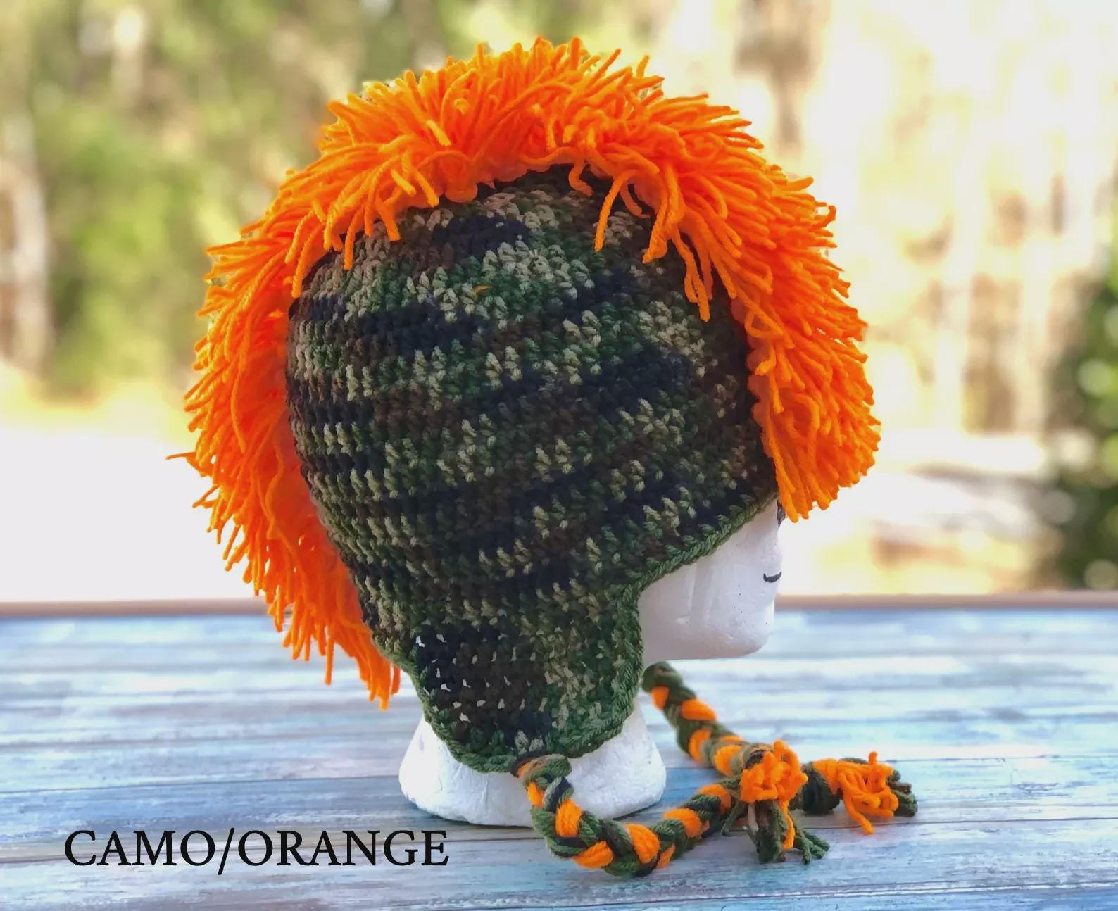 Crochet Mohawk Hat | Handmade Beanie | Made to Order - Etsy