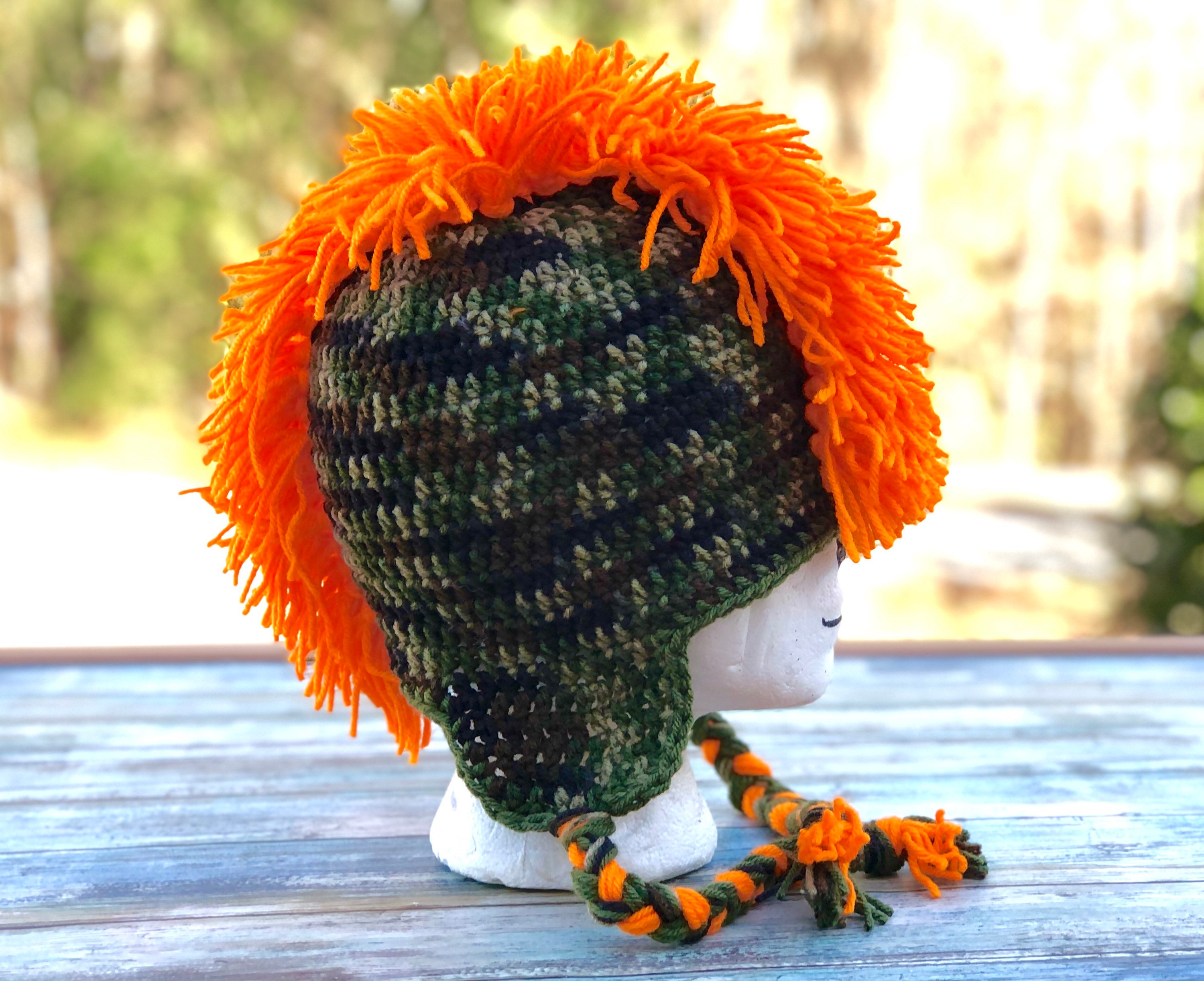 Crochet Mohawk Hat
