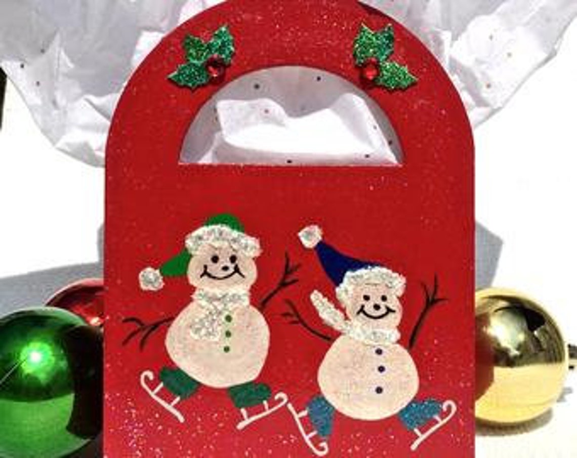 Christmas Holiday Gift Boxes Set of 3 Reusable Eco-friendly - Etsy