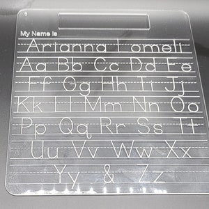 Childs ABC 123 Shapes Tracing Pad SVG FILE / Svg, Pdf, Png - Etsy