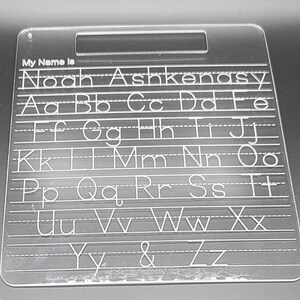 Childs ABC 123 Shapes Tracing Pad SVG FILE / Svg, Pdf, Png - Etsy