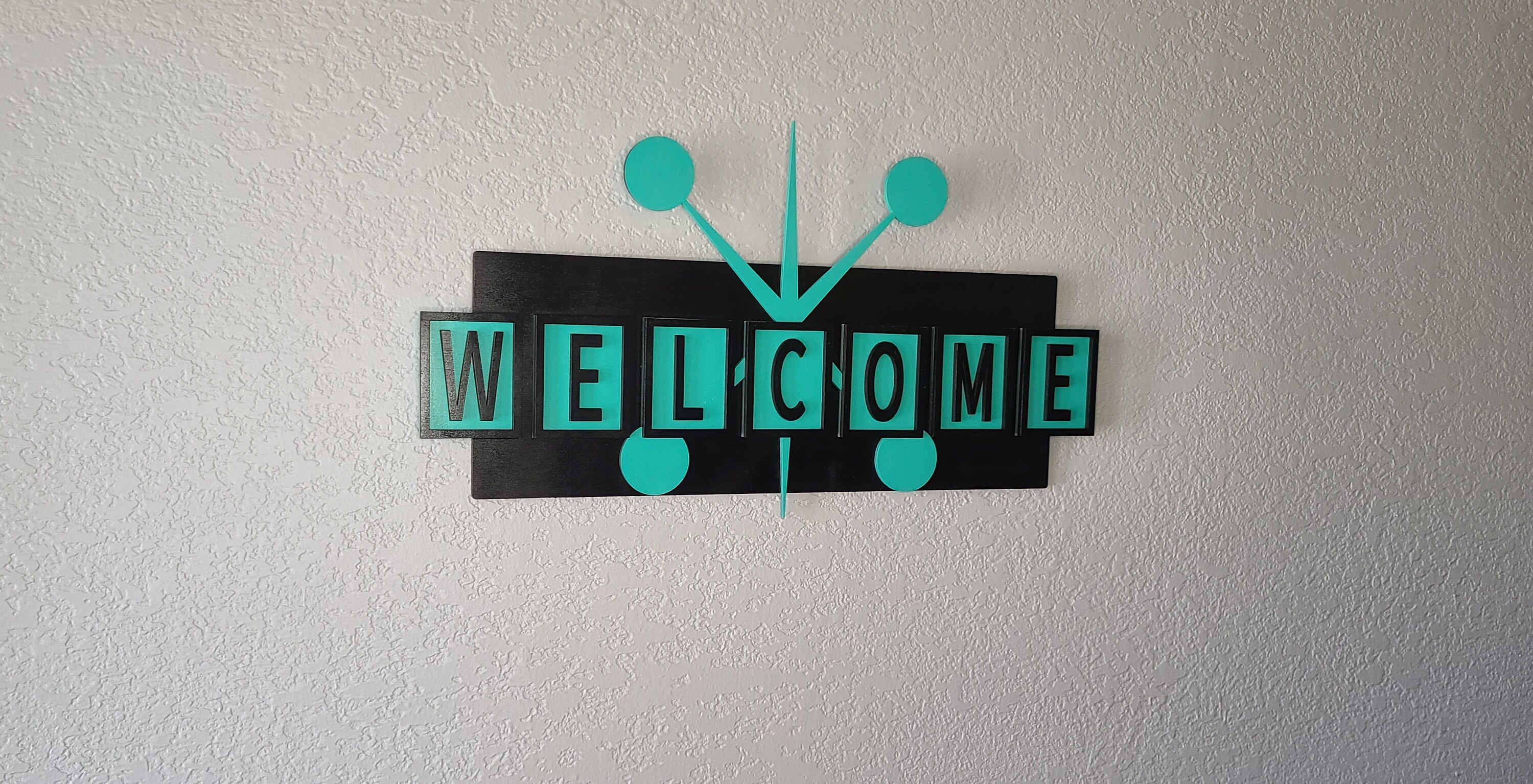 Mid Century Modern Welcome Sign Bundle SVG File - Etsy