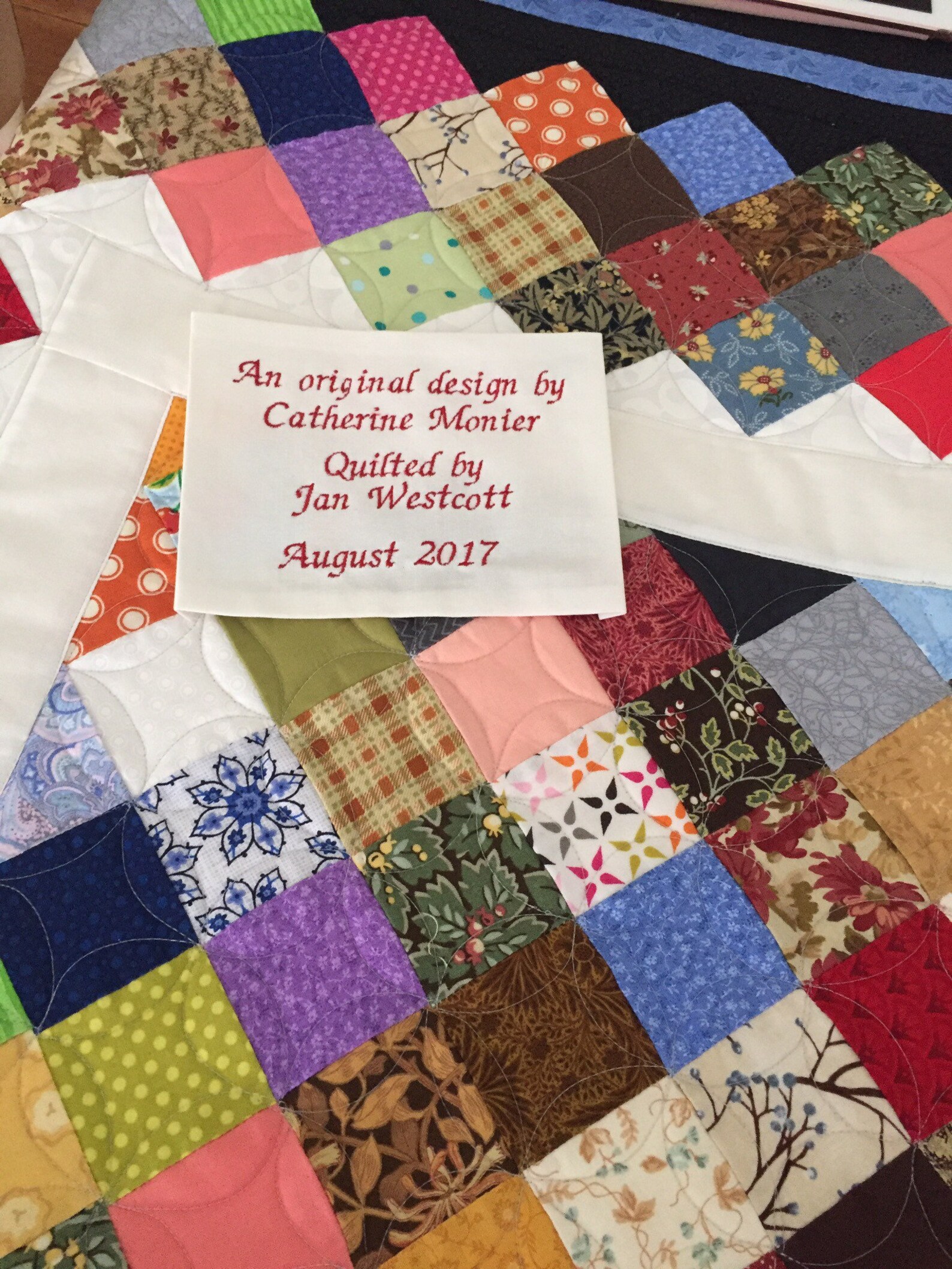 Machine Embroidered Personalized Quilt Label - Etsy