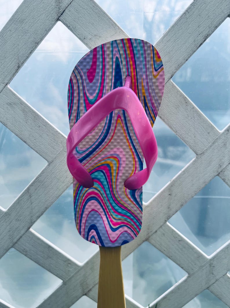 Personalized Flip Flop Flyswatter-bamboo Bug Swatter-matamosca Chancla ...