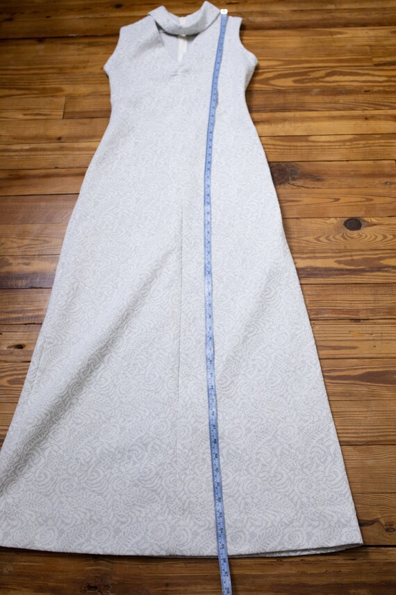 70's silver sparkle mod party dress | S - Gem