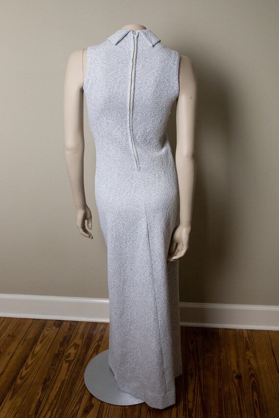 70's silver sparkle mod party dress | S - Gem