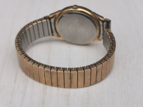 Gold colour vintage Hana watch, stainless steel ladie… - Gem