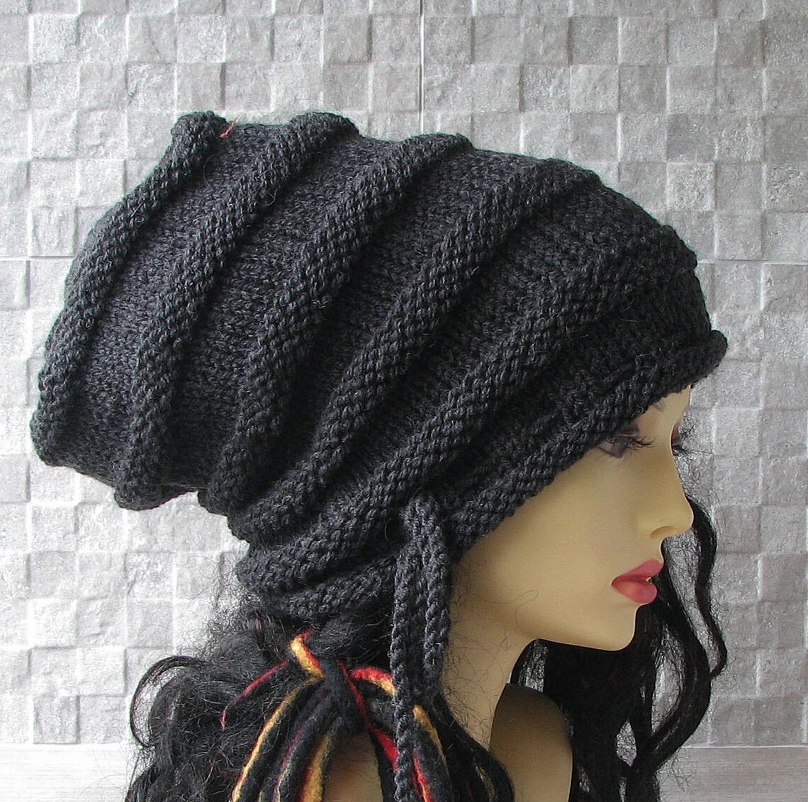 Dreadlock Hat With Drawstring for Men Women Extra Large - Etsy