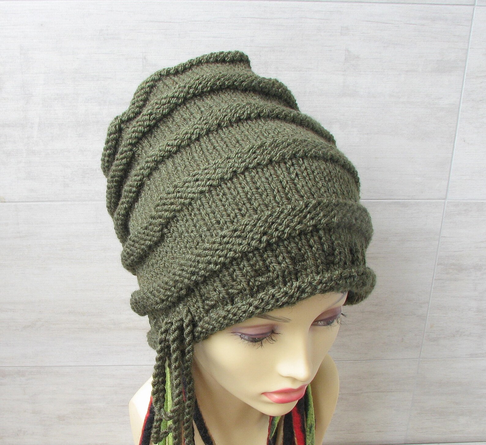 Dreadlock Hat With Drawstring for Men Women Extra Large - Etsy