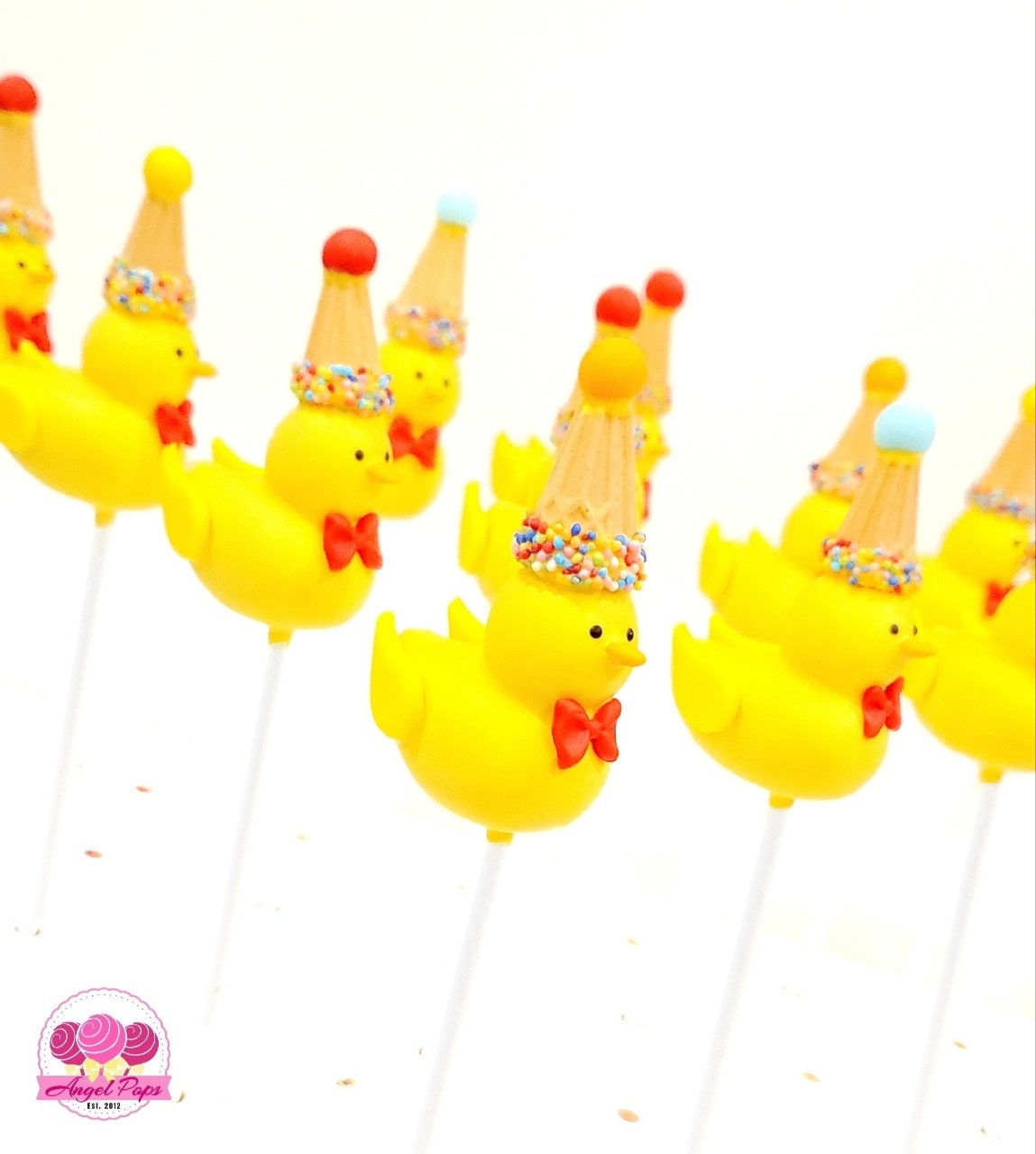 Rubber Duck Cake Pops