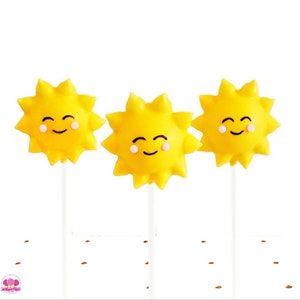 Sun Cake Pops - Etsy