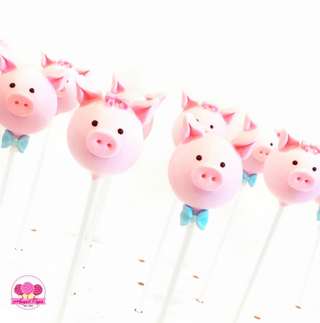 Pig Cake Pops - Etsy