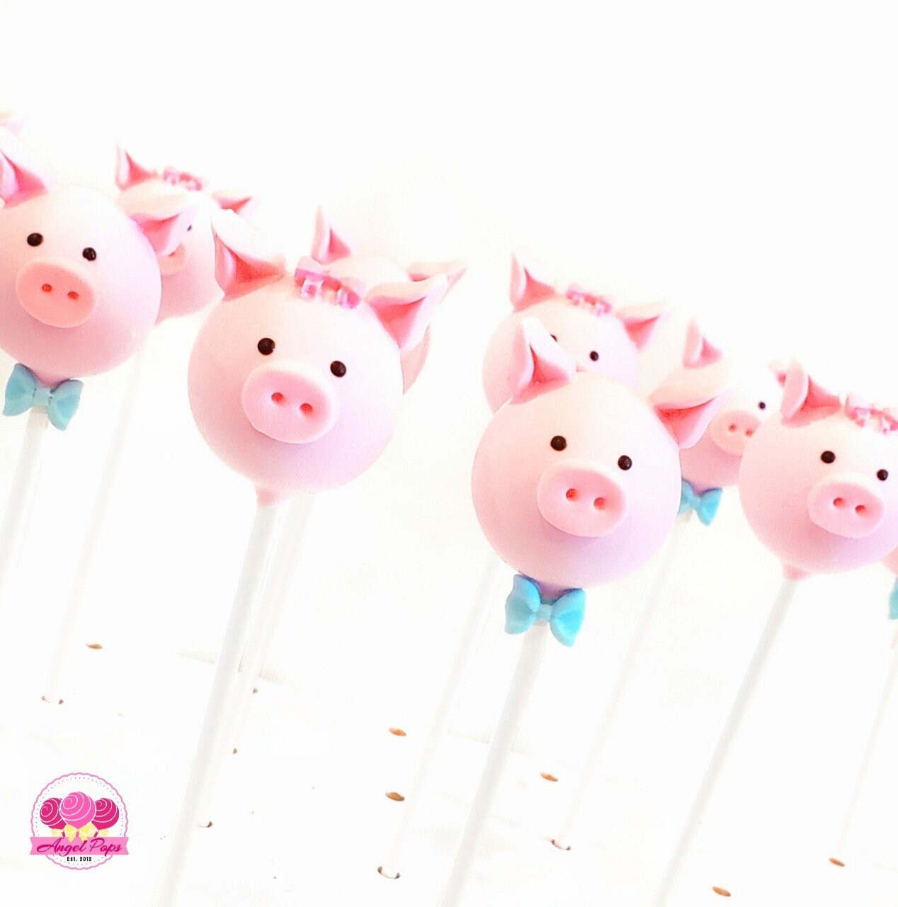 Pig Cake Pops - Etsy