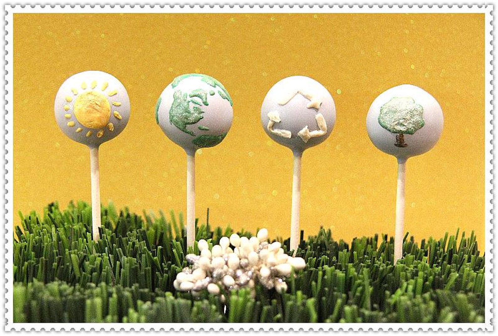 Earth Cake Pops - Etsy