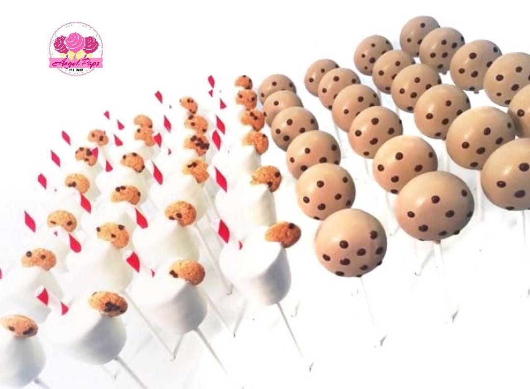 Cookies and Milk Cake Pops - Etsy