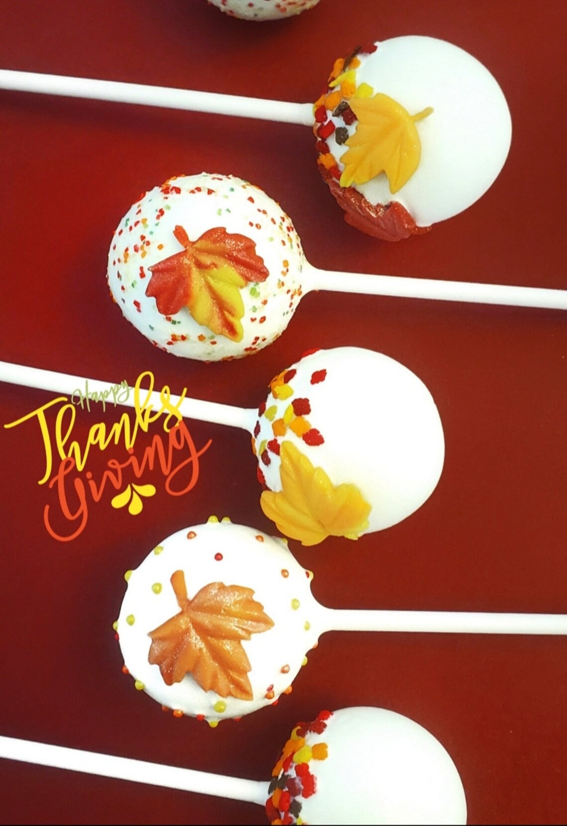 Fall Leaf Cake Pops - Etsy
