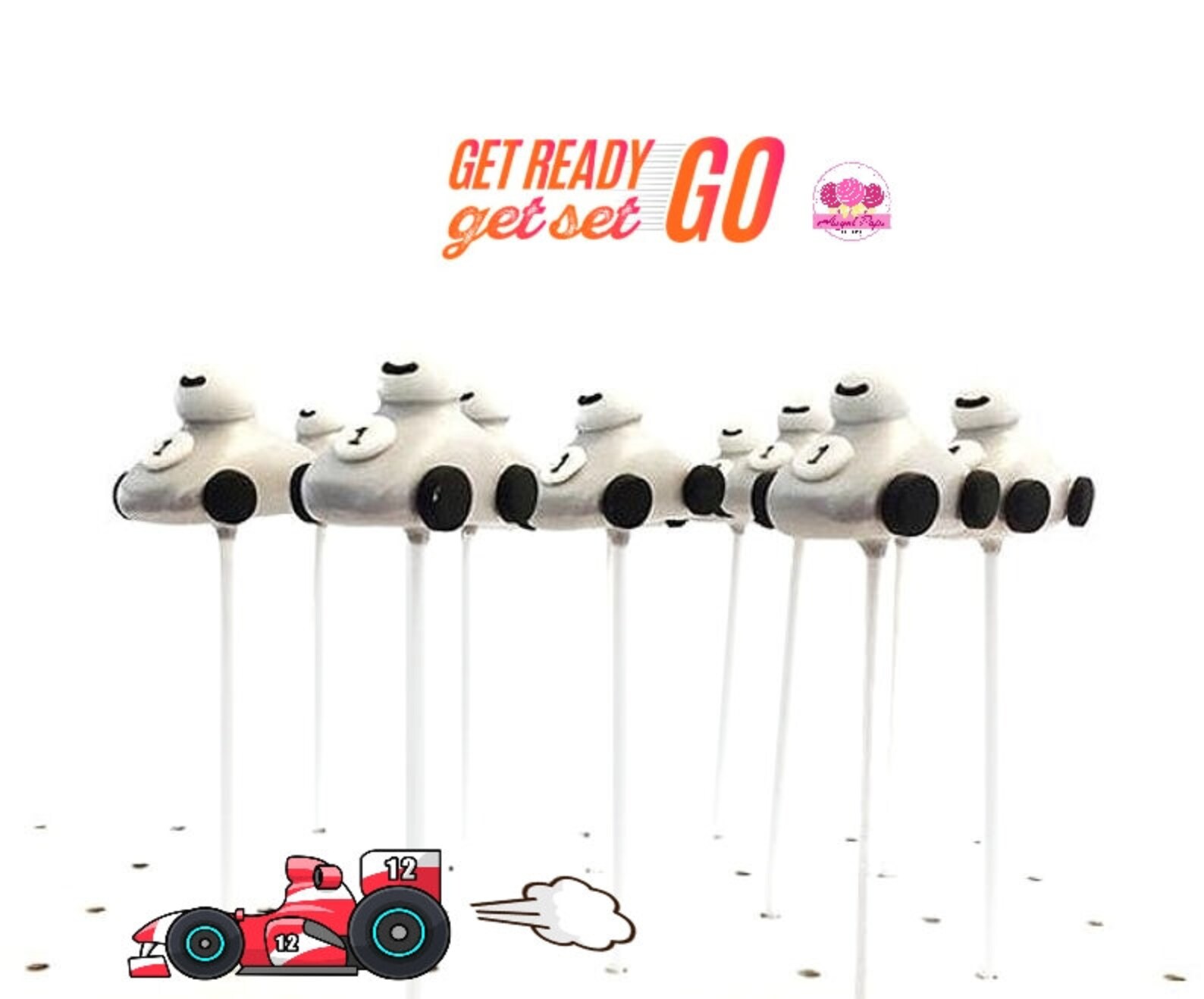 Race-o-rama Cake Pops | Etsy