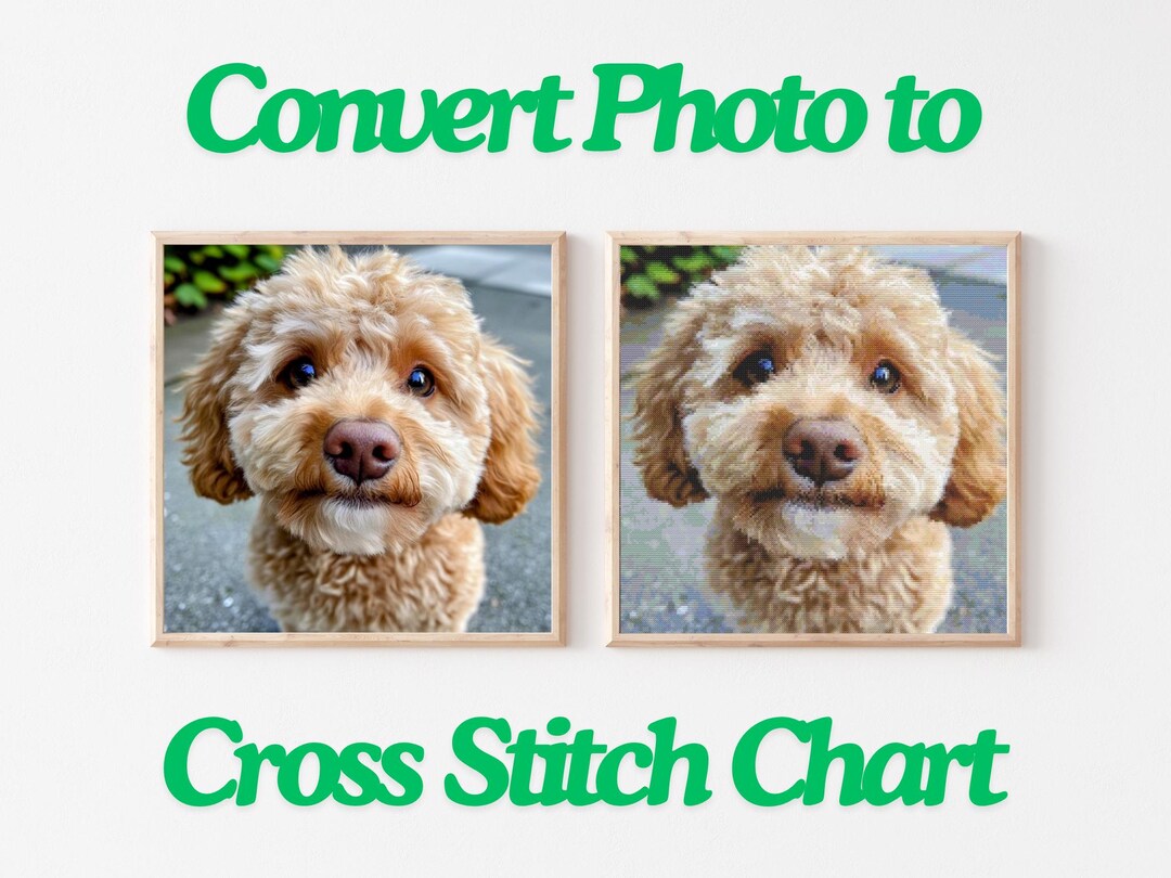 Convert Your Picture to Cross Stitch Pattern, Custom Cross Stitch ...