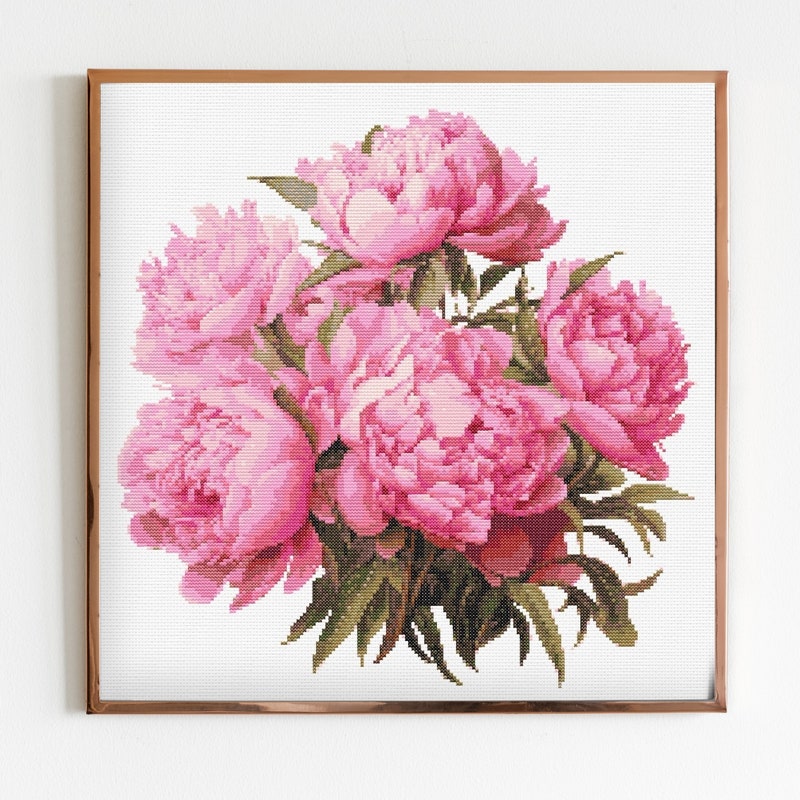Peony Pattern - Etsy