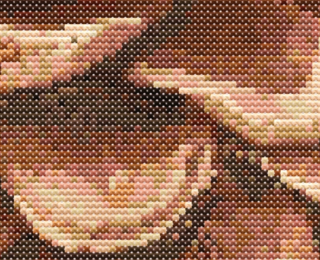 Pine Cone Cross Stitch Pattern Instant DMC Counted Sewing Modern ...