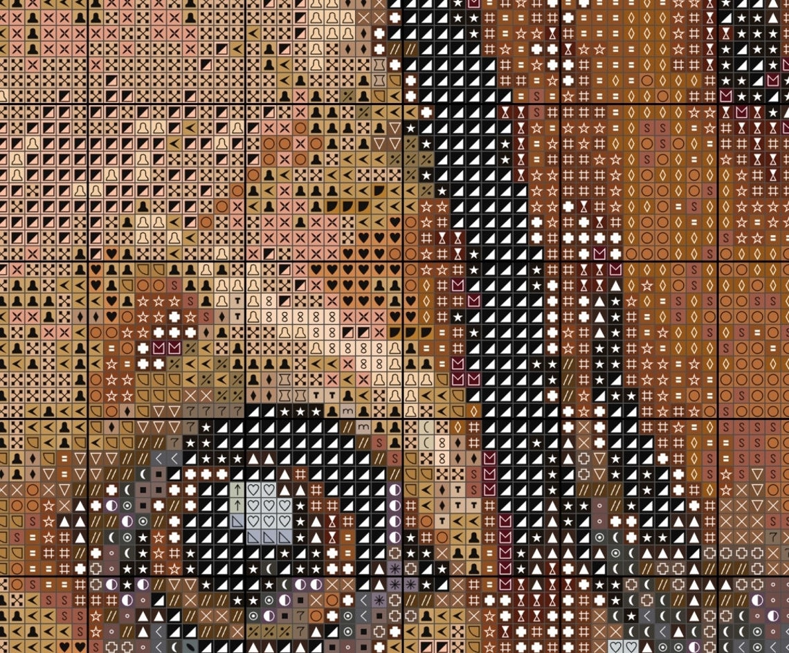 Jack Russell Dog Cross Stitch Pattern Sewing Embroidery DMC Wildlife ...