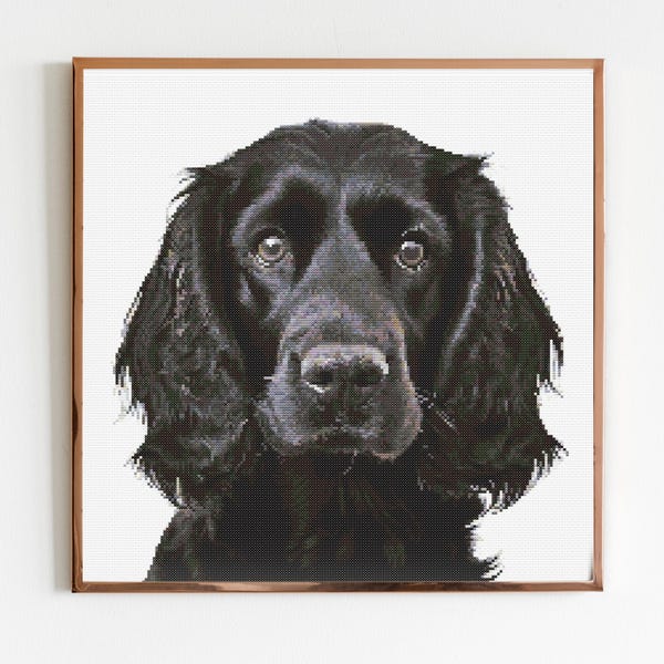 Spaniel Cross Stitch - Etsy