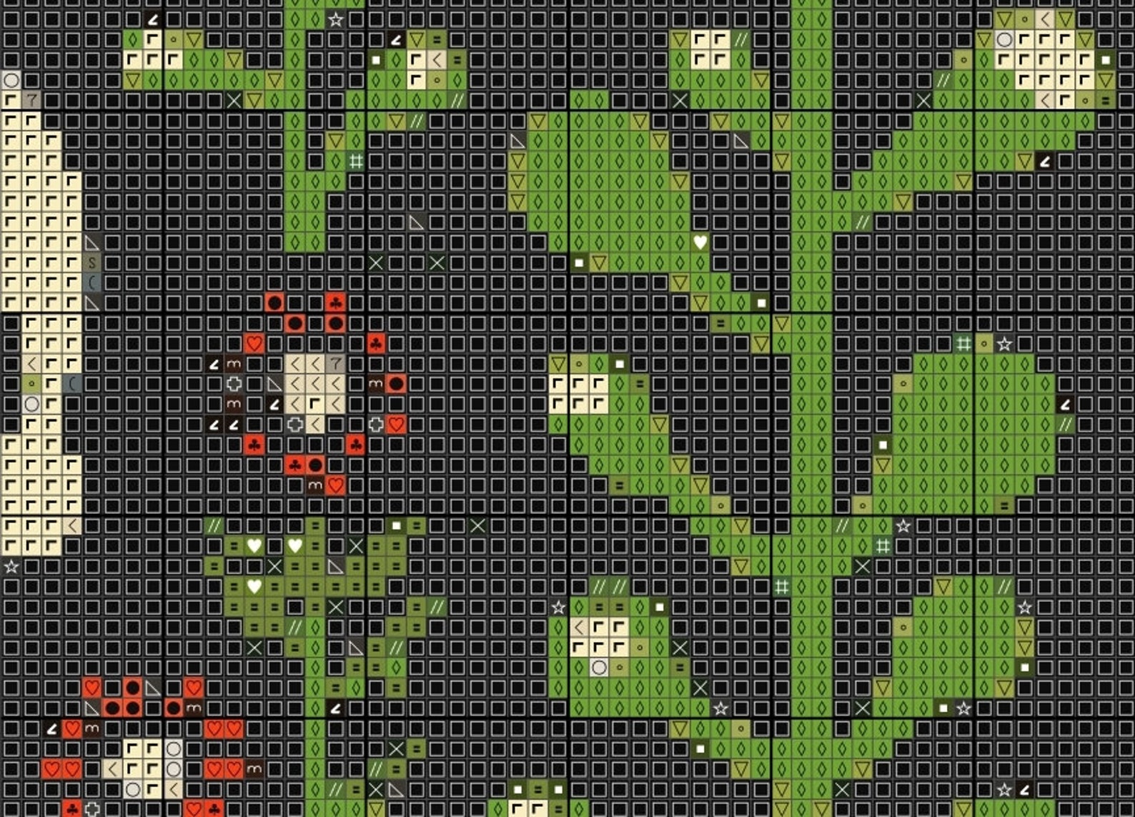 Spooky Botanical Skeleton Cross Stitch Pattern Sewing Modern Embroidery ...