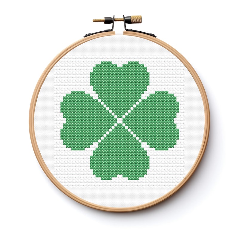 Clover Cross Stitch - Etsy