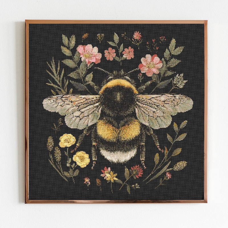Bee Cross Stitch Pattern - Etsy