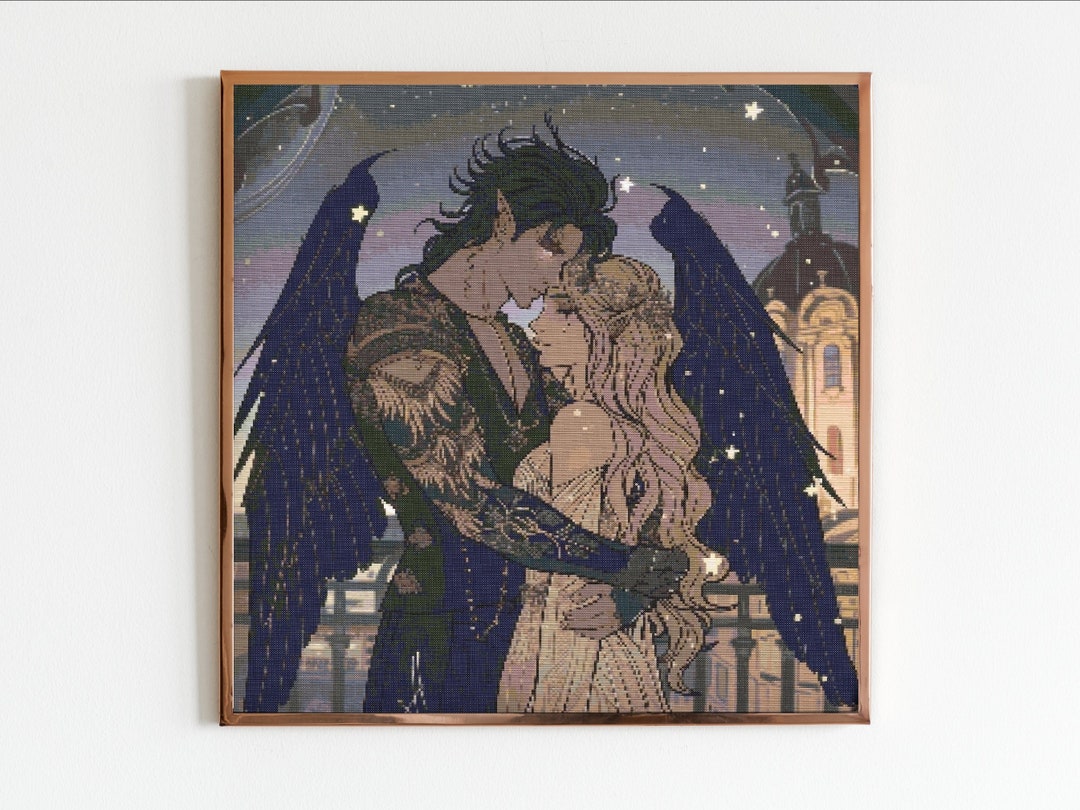 ACOTAR Fairy Cross Stitch Pattern Sewing Embroidery Dark Cottagecore ...