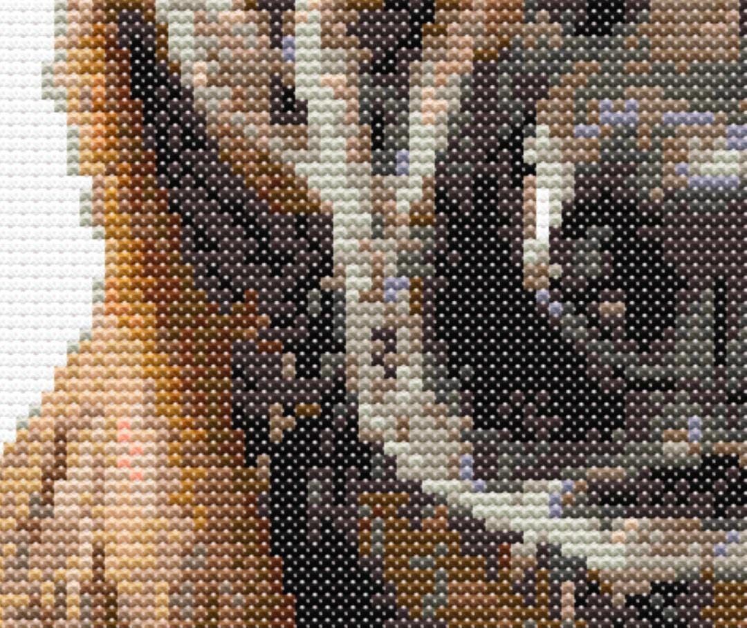 Brindle Belgian Malinois Cross Stitch Pattern Sewing Embroidery ...
