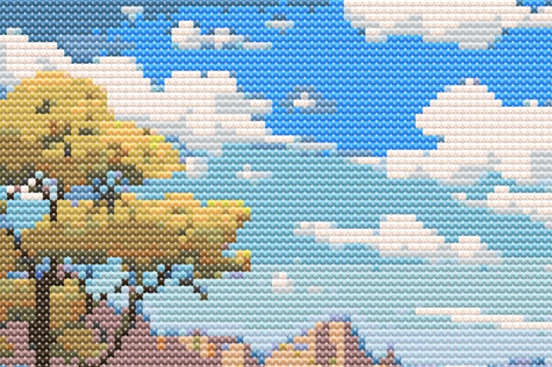 Zion National Park Cross Stitch Sewing Embroidery Pattern Instant DMC ...