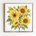 Sunflowers Cross Stitch Sewing Modern Embroidery Pattern Instant DMC ...