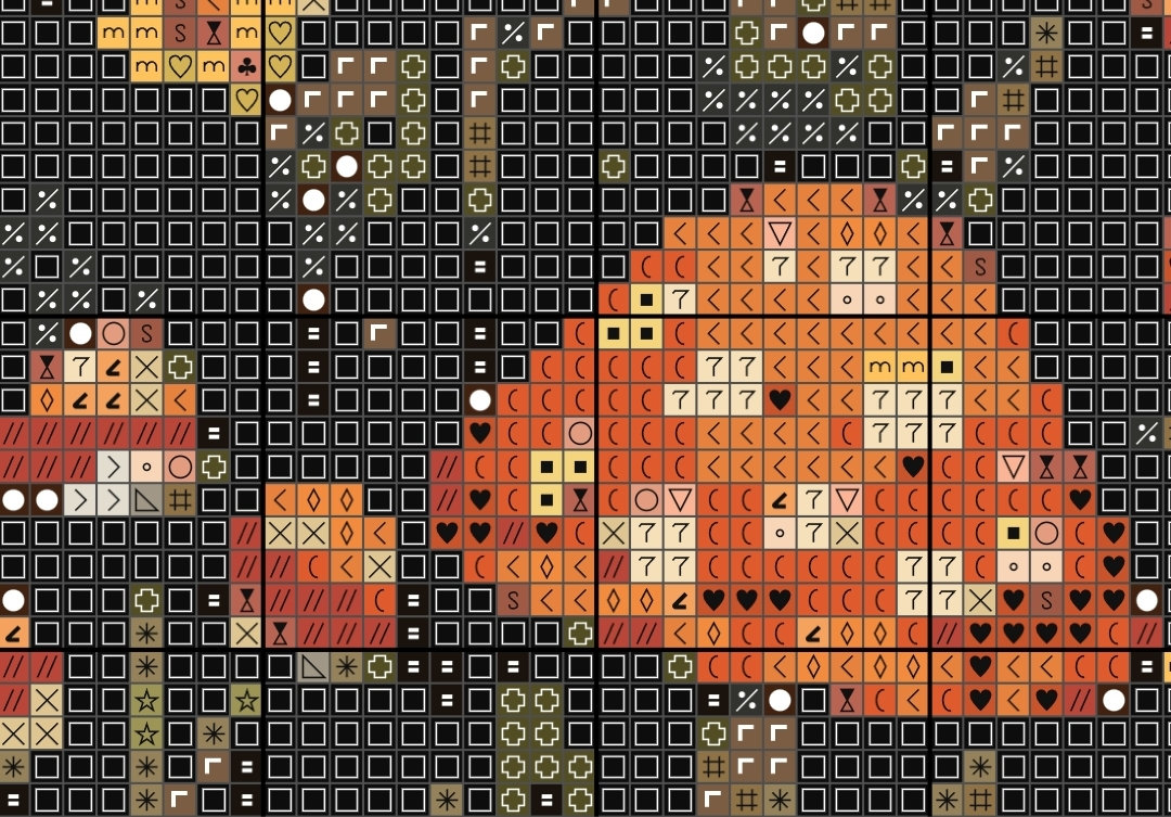 Mouse Cross Stitch Pattern Sewing Modern Embroidery Instant Download ...