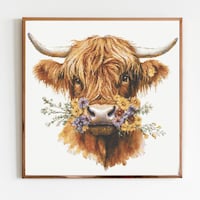Highland Cow Graph 1 Crochet Pattern C2C and SC Graphgan + Written ...