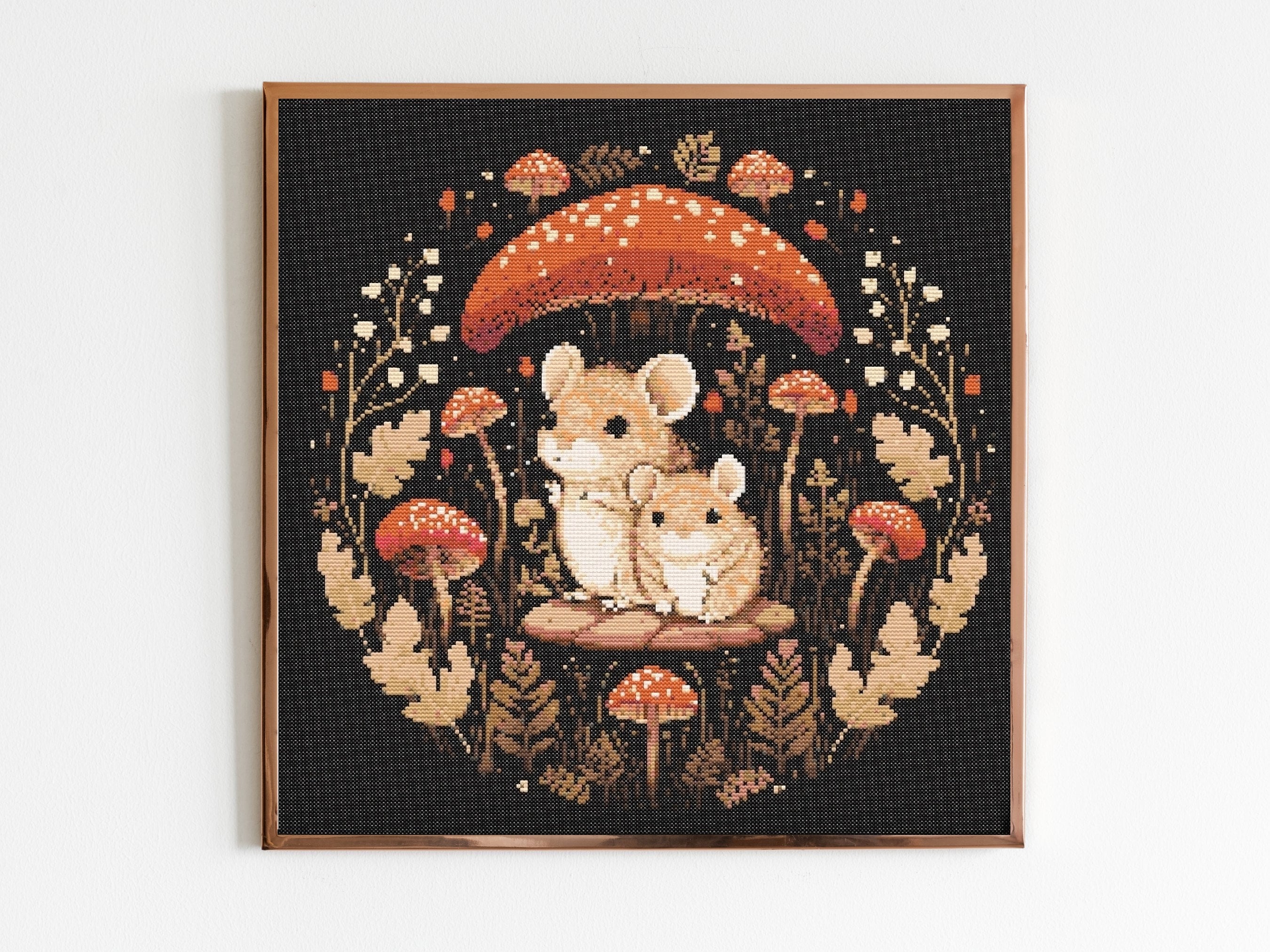 Mouse Cross Stitch Pattern Sewing Modern Embroidery Instant Download ...