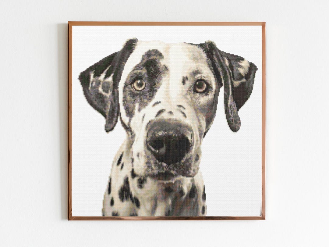 Dalmatian Dog Cross Stitch Pattern Sewing Embroidery DMC Wildlife ...